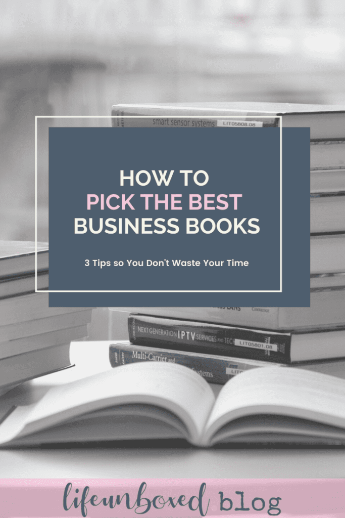 How To Pick The Best Business Book | Life Unboxed